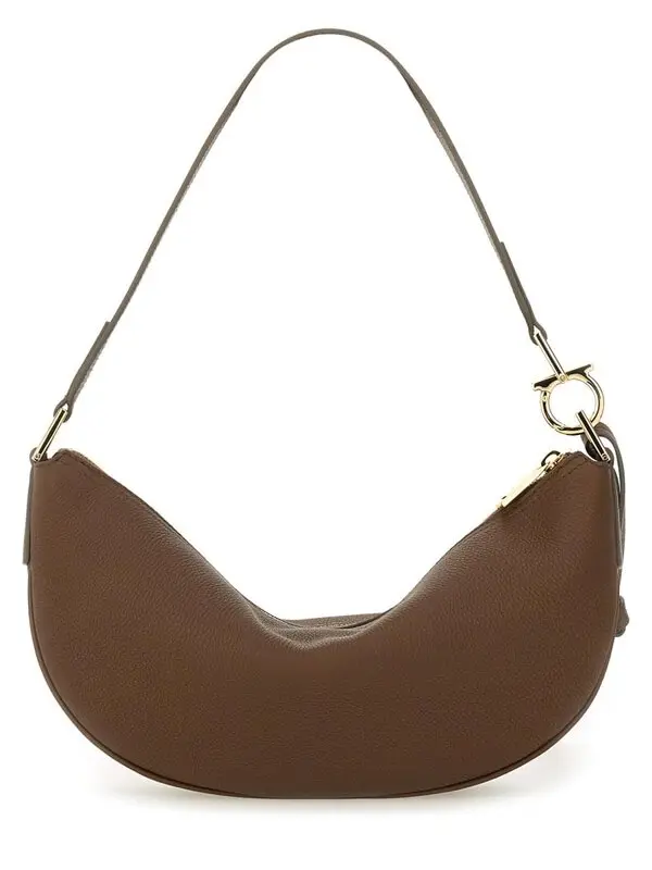 FERRAGAMO Hobo S Bag - Brown