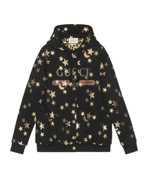 Gucci Stars And Moon Print Hoodie