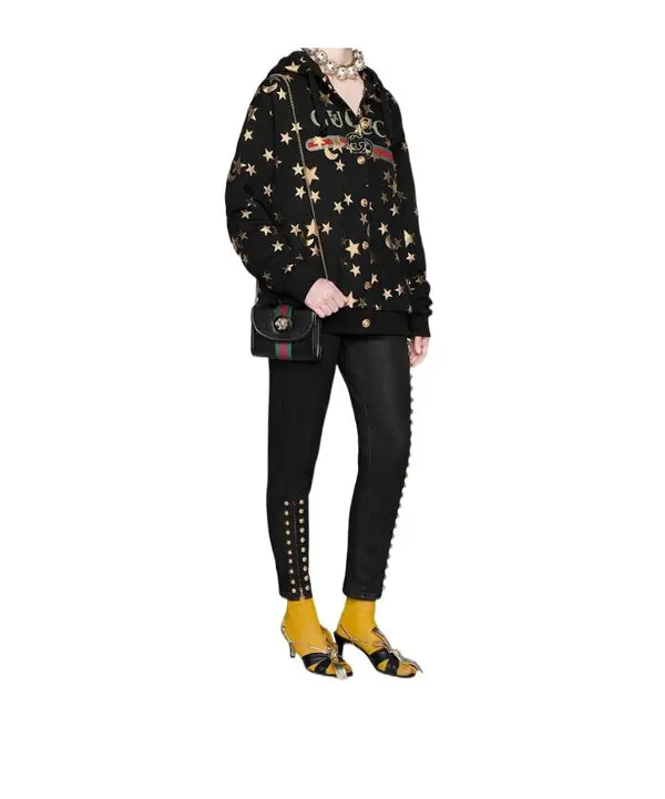 Gucci Stars And Moon Print Hoodie