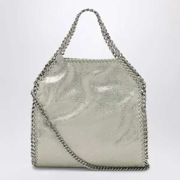 Stella McCartney Mini Falabella Tote Bag In Light Lime - Green