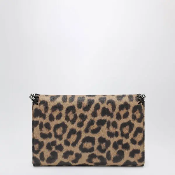 Stella McCartney Falabella Leopard-print Crossbody Wallet Bag - Multicolor