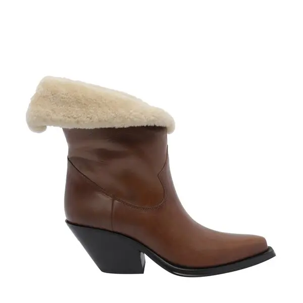 Chloé Azelan Pump Booties - Brown