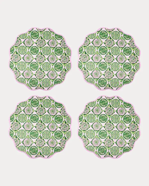 Lilly Pulitzer® Reversible Placemat Set - Pink