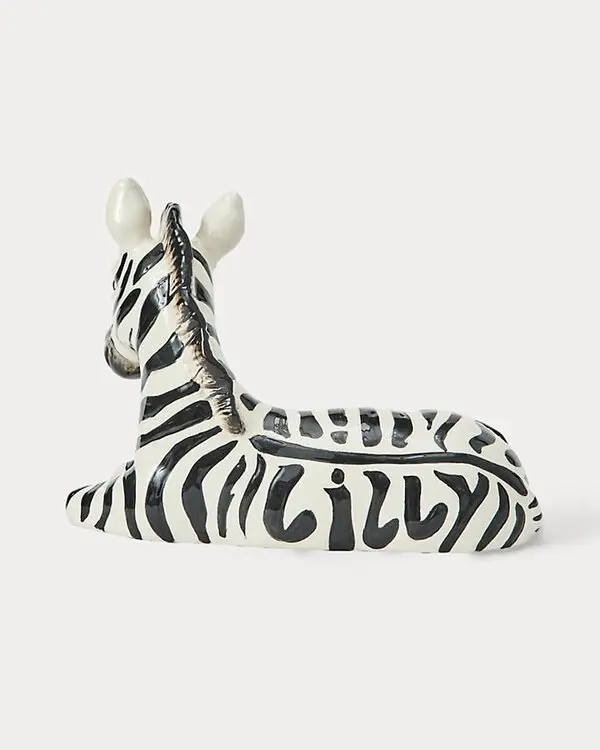 Lilly Pulitzer® Ceramic Zebra Critter - Onyx