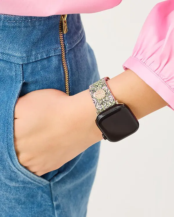Lilly Pulitzer® Leather Apple Watch Band