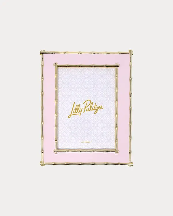 Lilly Pulitzer® Bamboo Enamel Frame - Pink