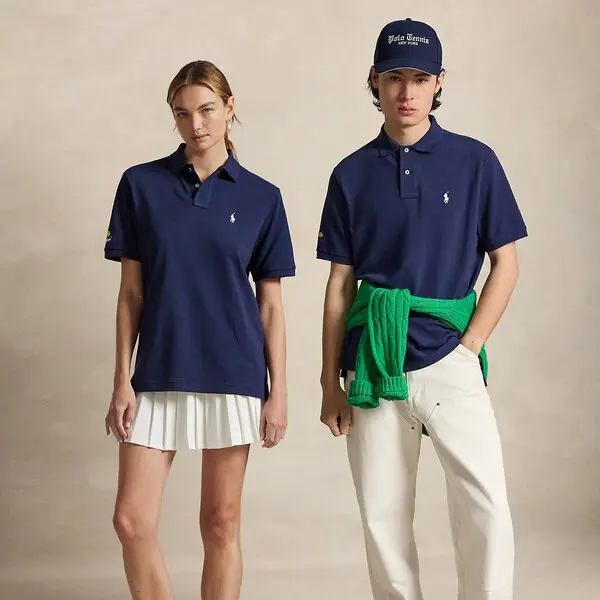 Ralph Lauren Us Open Mesh Polo Shirt - Refined Navy