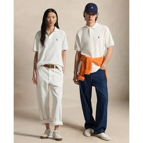 Ralph Lauren Us Open Mesh Polo Shirt - White