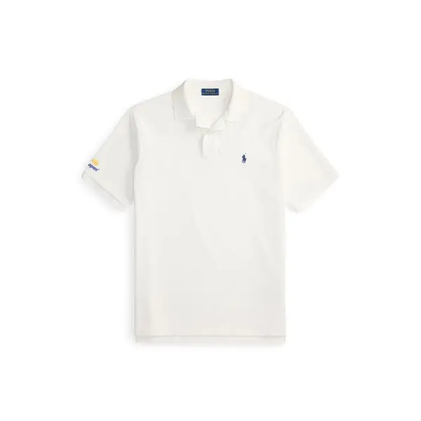 Ralph Lauren Us Open Mesh Polo Shirt - White