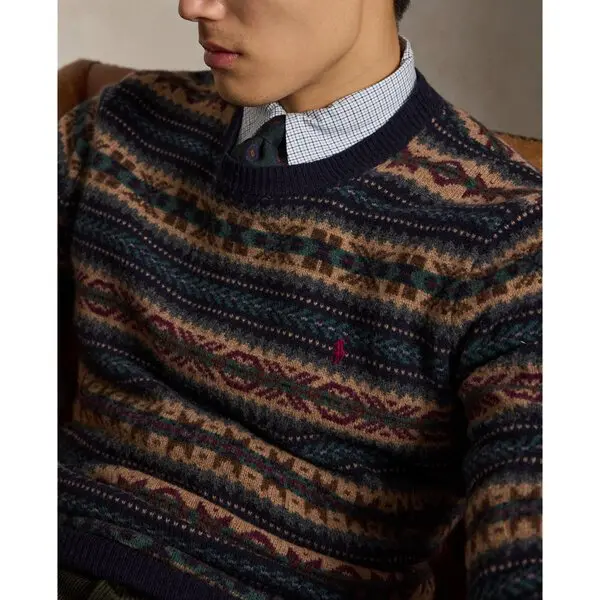 Ralph Lauren Fair Isle Wool Sweater