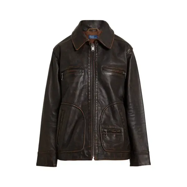 Ralph Lauren Leather Moto Jacket