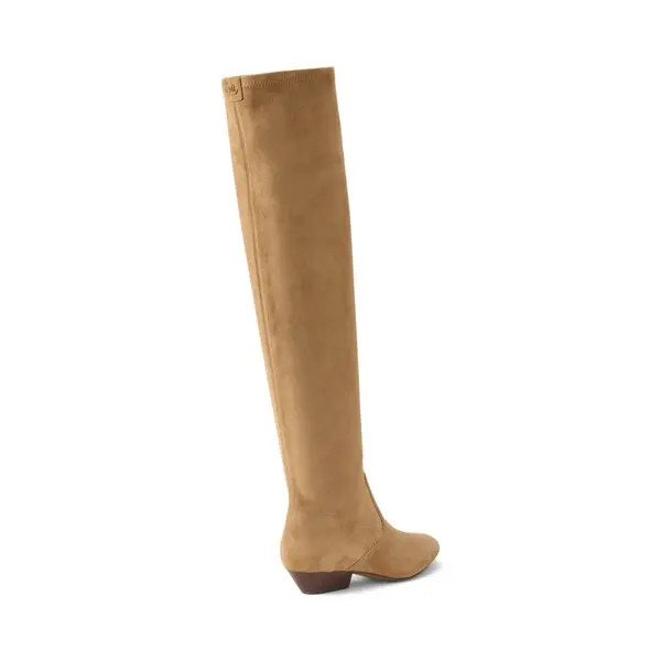Ralph Lauren Weslee Sheep-suede Tall Boot - Camel