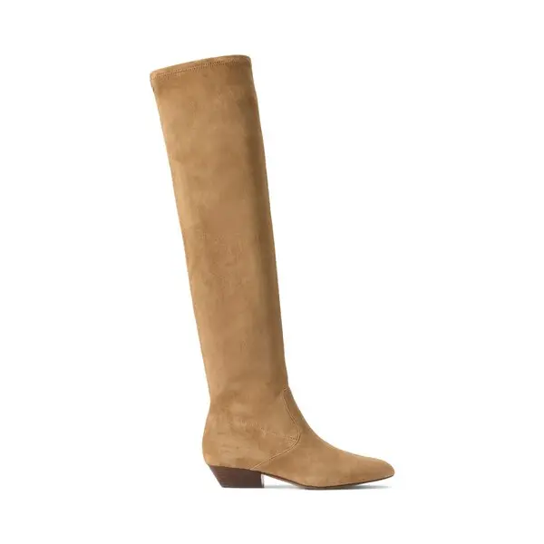 Ralph Lauren Weslee Sheep-suede Tall Boot - Camel