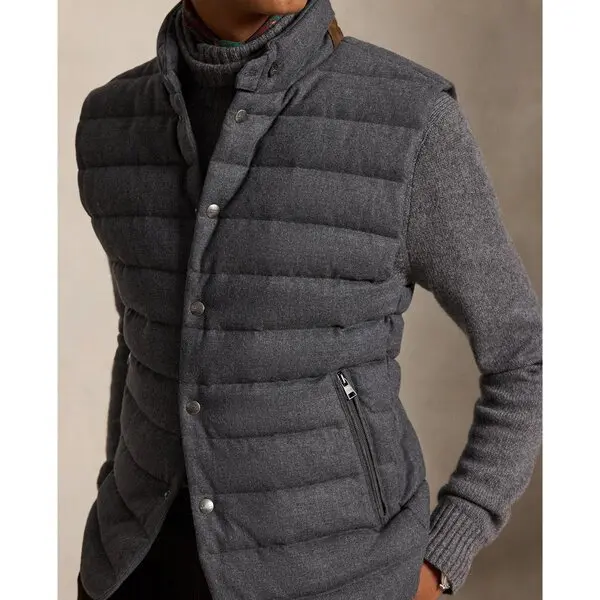 Ralph Lauren The Stanwood Wool-blend Down Vest