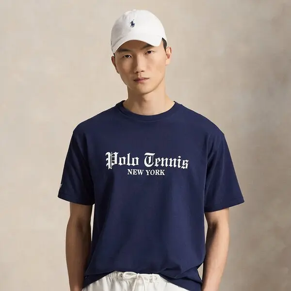 Ralph Lauren Us Open Big Fit Polo Tennis T-shirt - Refined Navy