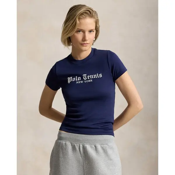 Ralph Lauren Us Open Cotton Crewneck Tee
