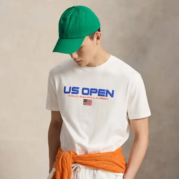 Ralph Lauren Us Open Classic Fit Graphic T-shirt - White