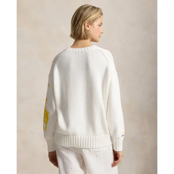 Ralph Lauren Us Open Graphic Logo Cotton Sweater