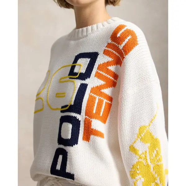Ralph Lauren Us Open Graphic Logo Cotton Sweater