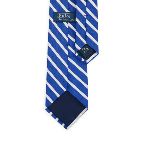 Ralph Lauren Striped Silk-cotton Mogador Tie