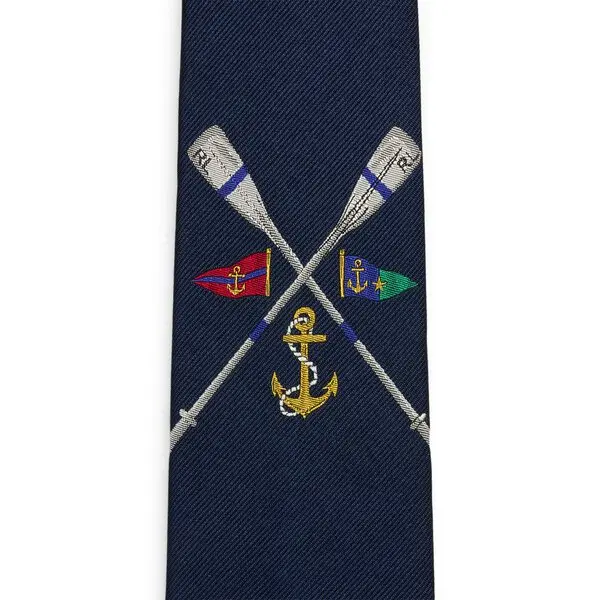 Ralph Lauren Crossed-oars Silk Repp Tie
