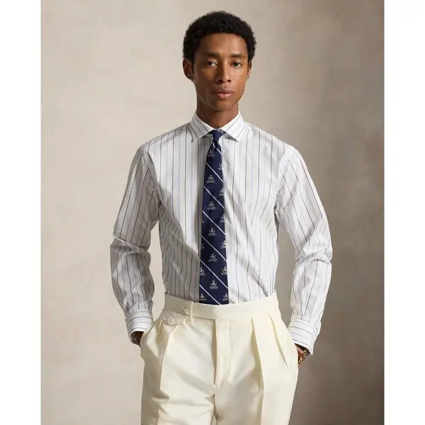 Ralph Lauren Custom Fit Striped Poplin Shirt