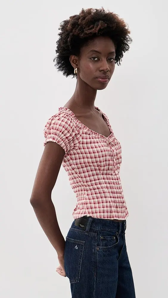 REFORMATION Adina Top