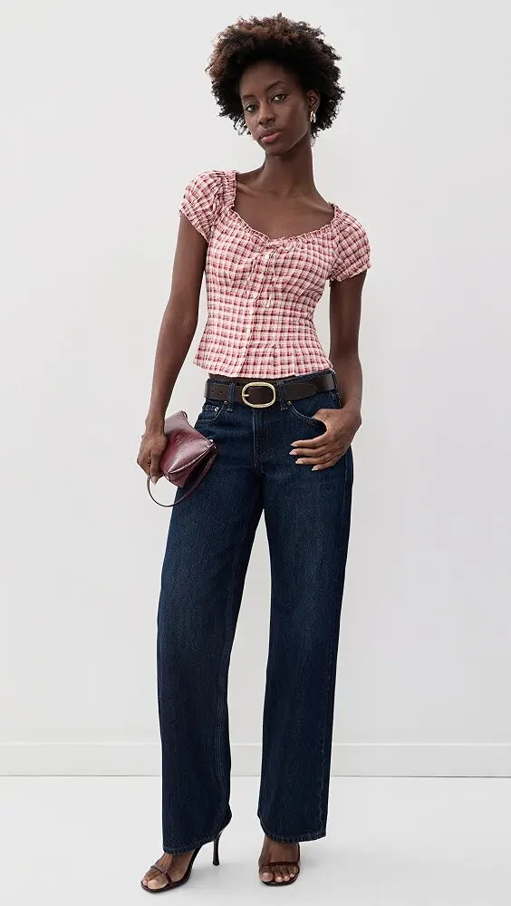 REFORMATION Adina Top