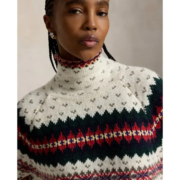 Ralph Lauren Fair Isle Wool-blend Turtleneck Sweater