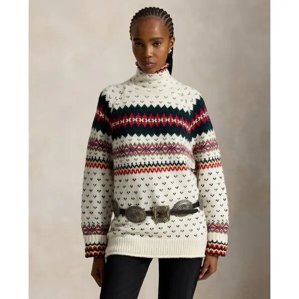 Ralph Lauren Fair Isle Wool-blend Turtleneck Sweater