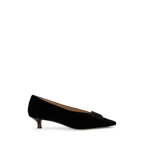 Ralph Lauren Francesca Bow-trim Velvet Pump