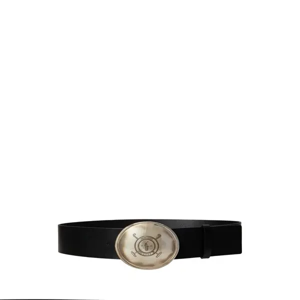 Ralph Lauren Plaque-buckle Leather Belt