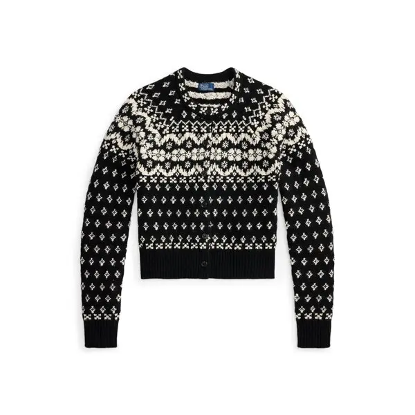 Ralph Lauren Fair Isle Wool-blend Cardigan