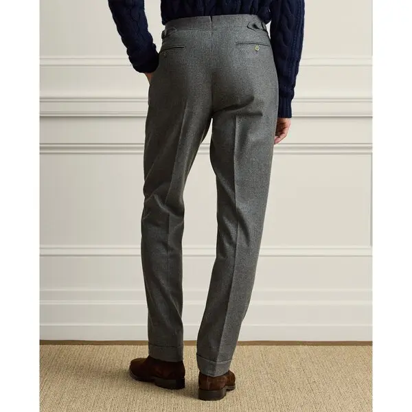 Ralph Lauren Gregory Hand-tailored Flannel Trouser