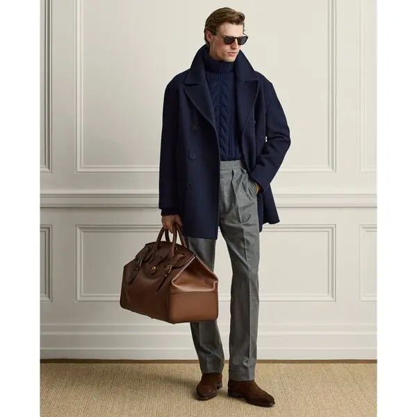 Ralph Lauren Gregory Hand-tailored Flannel Trouser