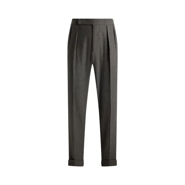 Ralph Lauren Gregory Hand-tailored Flannel Trouser