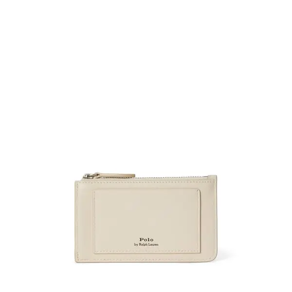 Ralph Lauren Polo Bear Leather Zip Card Case