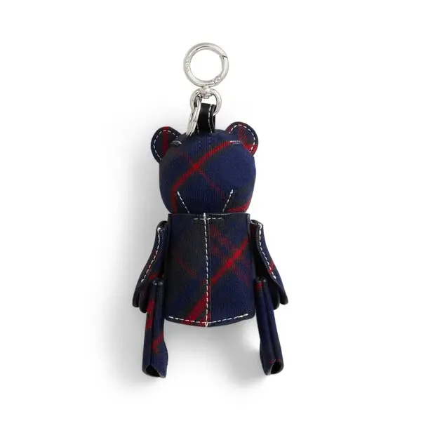 Ralph Lauren Plaid Cotton Polo Bear Charm