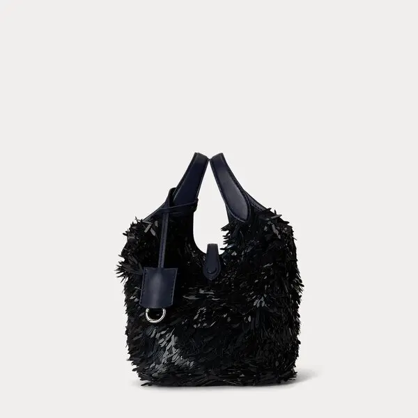 Ralph Lauren Polo Play Beaded Tote & Crossbody - Deep Iris