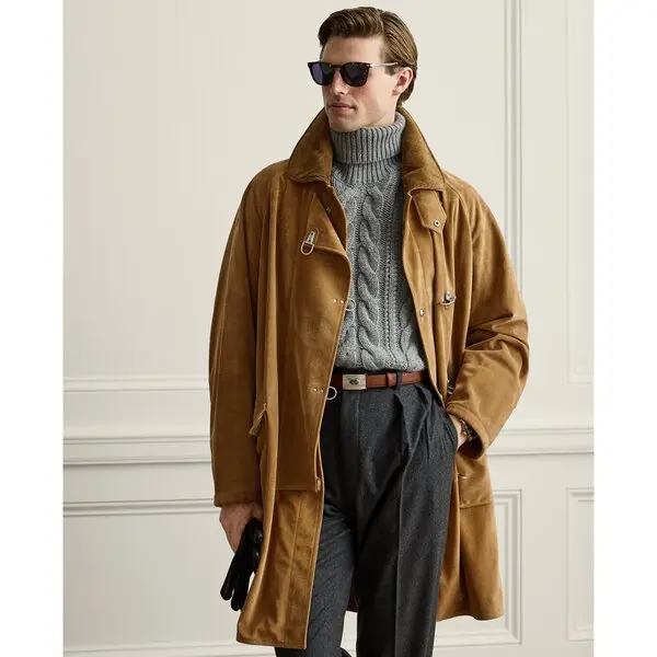 Ralph Lauren Whitleigh Suede Parka