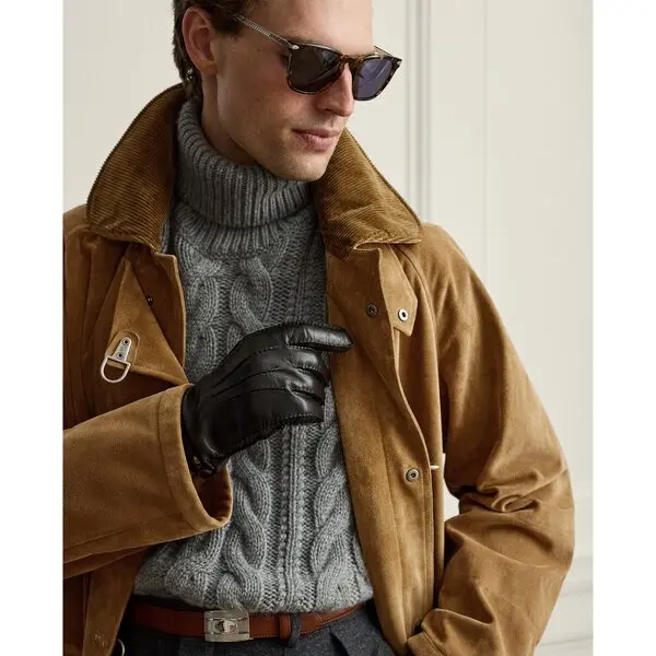 Ralph Lauren Whitleigh Suede Parka
