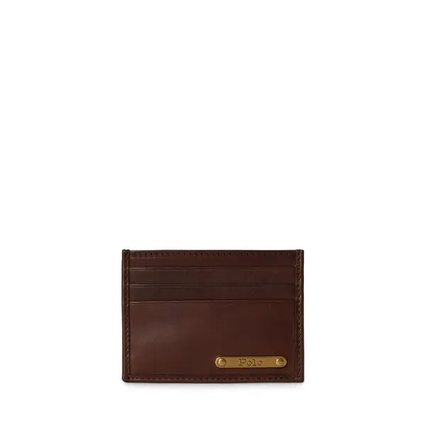Ralph Lauren Burnished Leather Card Case