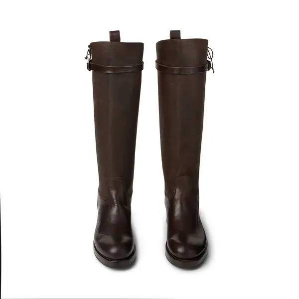 Ralph Lauren Ward Vachetta Leather Engineer Boot