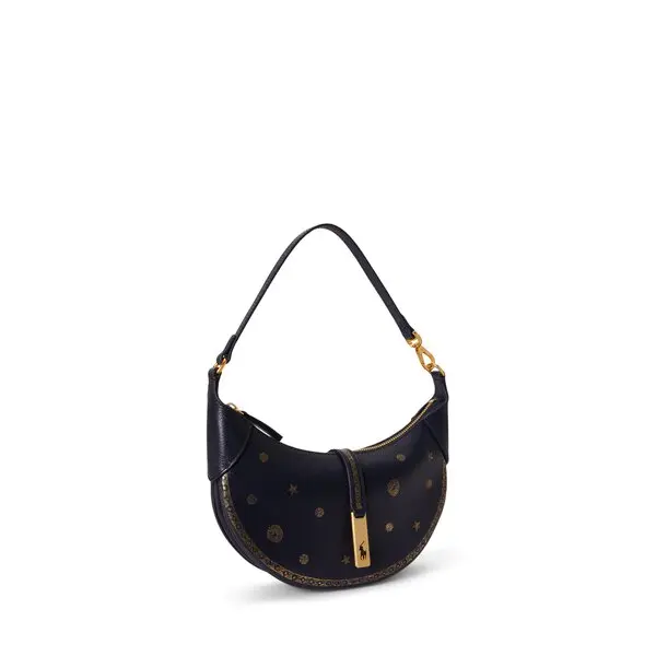 Ralph Lauren Polo Id Leather Mini Shoulder Bag