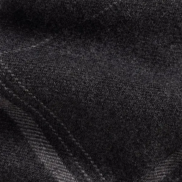 Ralph Lauren Plaid Cotton-wool Tie - Dark Grey Melange