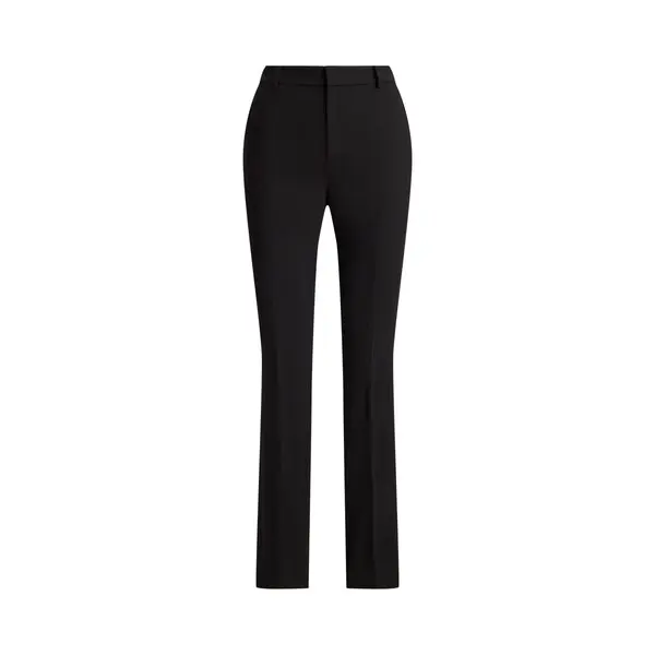 Ralph Lauren Stretch Wool Crepe Straight Pant
