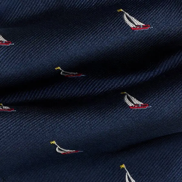 Ralph Lauren Nautical Silk Repp Tie