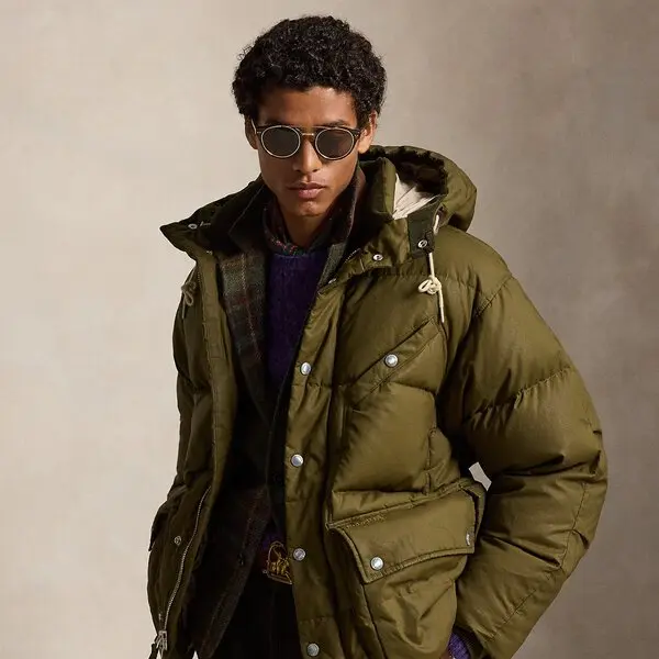 Ralph Lauren The Baden Oilcloth Down Jacket