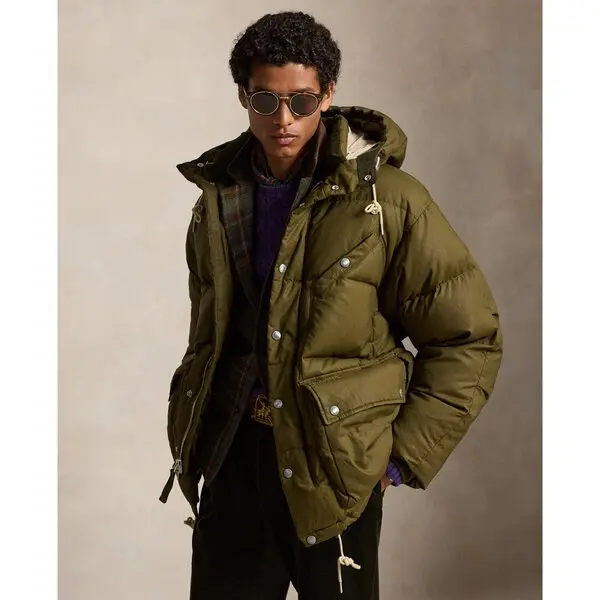 Ralph Lauren The Baden Oilcloth Down Jacket