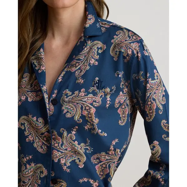 Ralph Lauren Floral & Paisley Sateen Sleep Set